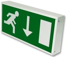 Eterna Exit Box Emergency Light - 8W Maintained: Amazon.co.uk: Lighting