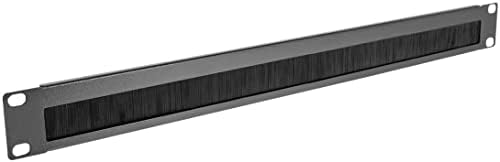 XFORM Brush Panel 1U For Rack Server Cabinet - Black-Metal Organizes ...