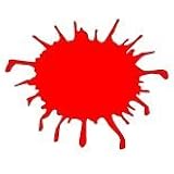 Amazon.com: DRIPPING RED BLOOD PAINT Vinyl Decal Sticker Two in One ...