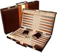 Amazon.com: Large 18" Leatherette Backgammon Set - Brown: Toys & Games