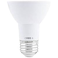 Cree Lighting PAR20-50W-P1-40K-40FL-E26-U1 E26-U1 Pro Series PAR20 Indoor Flood 50W Equivalent ...