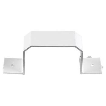 Aluminum Downspout Strap - 2" x 3" Inch White (Package of 4) - - Amazon.com