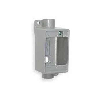 Crouse-Hinds FSCA2 Condulet Single Gang Cast Device Box, 3/4-Inch ...