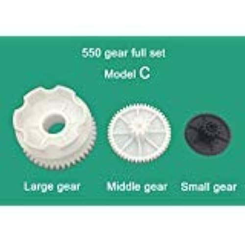 WSJ 550 Full Set of Motor Gear Box Large Gear Middle Gear Small Gear ...