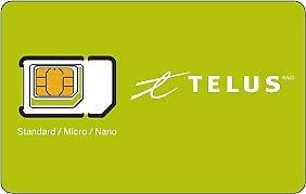 Telus Multi Sim Card Triple Format (Standard Micro Nano) 3G 4G LTE ...