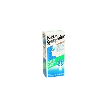 Amazon.com: Neo-Synephrine Neo-Synephrine Nasal Spray Mild Formula, 0.5 ...