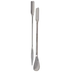 2 Pcs Stainless Steel Lab Spatula Micro Sampling Scoop Spoon with ...