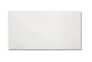 Amazon.com : 6 x 11 1/2 Open End Envelopes - 70lb. White (50 Qty ...