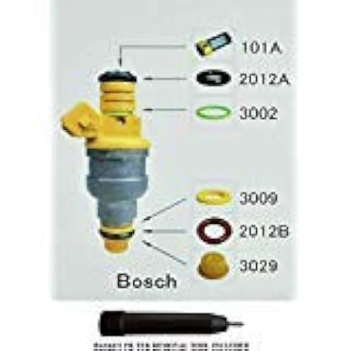 (Complete) Fuel Injector Rebuild Kit for Bosch with Optional Filter ...