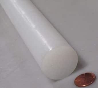 Amazon.com: UHMW PE White Rod 1.25" (1-1/4") Diameter x 5 Ft. Length, 1 ...