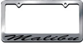 Amazon.com: Malibu License Plate Frame : Automotive