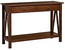 Amazon.com: Linon Home Dcor Console Table, 42.01"w x 13.98"d x 30.71"h ...