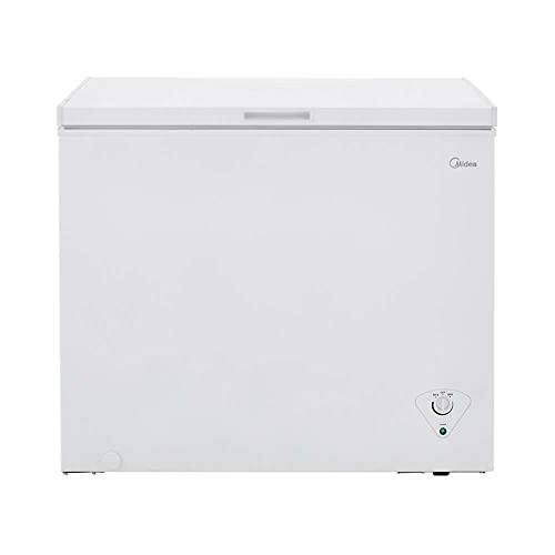 Midea 7.0 cu ft Convertible Chest Freezer with Interior LED Light in ...