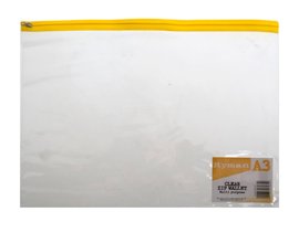 Amazon.com: Tiger clear multi purpose zip lock zippy bag A3 size ...