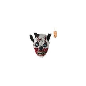 Amazon.com: Scary Zombie Clown Mask for Adults, Halloween Latex Clown ...