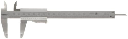 Mitutoyo 522-600 Vernier Caliper, Stainless Steel, 0-150mm Range, +/-0 ...