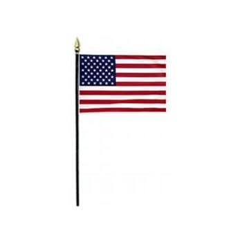 Amazon.com : Small American Flag - Mini American Flag with Stand ...