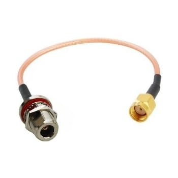 Amazon.com: 6 inch RG316 RP-SMA Male to Type N Female Bulkhead Pigtail ...