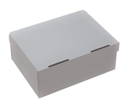 White Gift Box 10 Pack - 12.5" x 9" x 5", Heavy Duty One-Piece Design ...