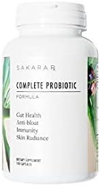 Sakara Complete Probiotic Formula for Gut Health, 180 Capsules, 3 ...