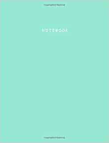 Notebook: Mint Green Notebook (Journal, Composition Book), Letter Size ...
