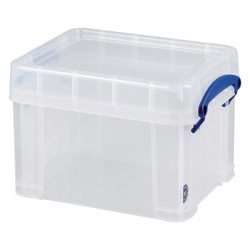 Really Useful Box 3 litre Clear - CD / DVD STORAGE: Amazon.co.uk ...