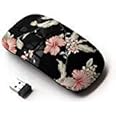 Amazon.com: KawaiiMouse [ Optical 2.4G Wireless Mouse ] Floral ...