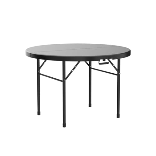 YITAHOME 48 Inch Round Folding Table For Outdoor/Indoor, Heavy Duty ...