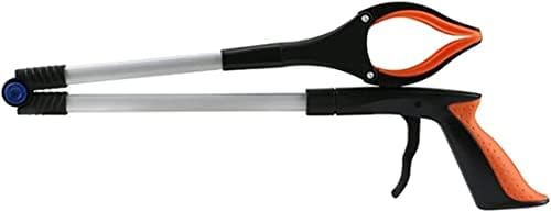 ZONEEAKO Folding Pickup Retractable Garbage Clip Multi-functional Clip for Litters Picking ...