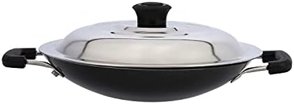 Delcasa Non Stick Appa Chatti With Stainless Steel Lid, Dc1913 Aluminum ...