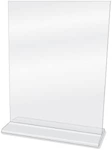 Amazon.com : Table Top 8.5x11 Clear Acrylic Sign Holder : Office Products