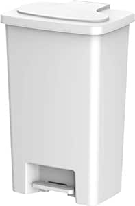 Cosmoplast 20 Liter Step-On Waste Bin - Grey: Buy Online at Best Price ...