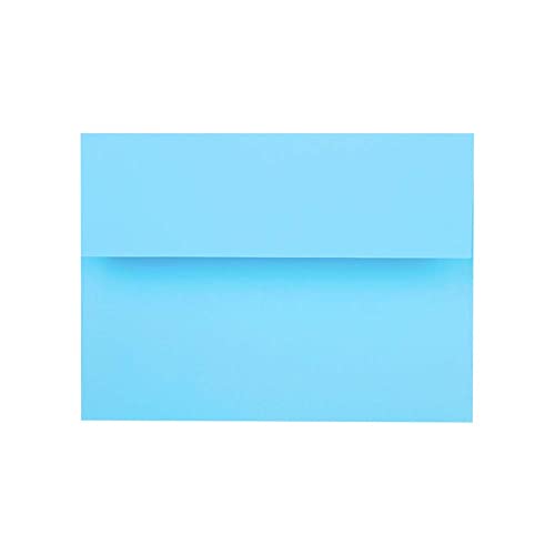 100 Pack A7 Baby Blue Invitation 5x7 Envelopes - Self Seal, Square Flap ...