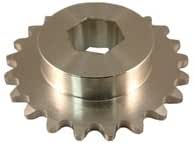 Amazon.com: AndyMark ANSI #25 22 Tooth 1/2" Hex Bore Hubbed Sprocket ...