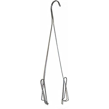 Amazon.com: Orchid Pot Hanger, 17 inches TL, Double Shanks, 6 Pak (6 ...