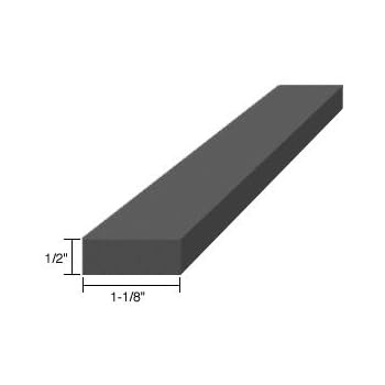 CRL 1/4" x 1-1/8" x 4" EPDM Rubber Setting Blocks - Window Dressing ...