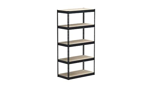 MonsterRax Modular Garage Shelving - 5 Tier Storage Shelves, Tall Metal ...