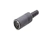 Black Plastic Shell 5Pin Male + Female DIN Adapter Audio Socket ...