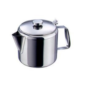 1 Ltr Stainless Steel Tea Pot: Amazon.co.uk: Kitchen & Home