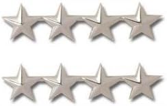 Amazon.com: Navy Admiral 4 Star Collar Device Rank Insignia Pair ...