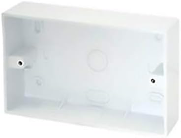 Surface PVC Box 6x3 for Switch or Double Socket White - UHcom price in ...