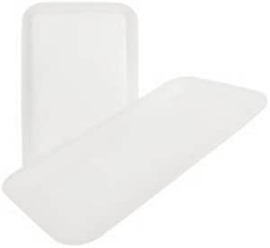 Amazon.com: CKF 10SW, 10S White Foam Meat Trays, Disposable Standard ...