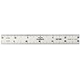 Amazon.com: Fairgate 6" Center Finding Ruler, 3/4" Wide, 23-106 Made in USA