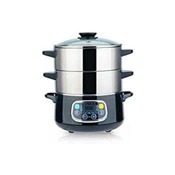 Amazon.com: Oster 5712 Electronic 2-Tier 6.1-Quart Food Steamer, White ...