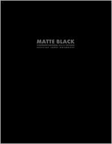 Matte Black Storyboard Notebook, 8.5x11, 100 Pages: Everyday Carry ...