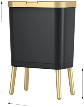 GRTG plastic garbage can Large Capacity Trash Can Trash Can Flip Top ...