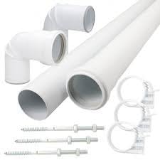 Vaillant Variable Termination Plume Kit Flue White 60 PP 0020219530 ...