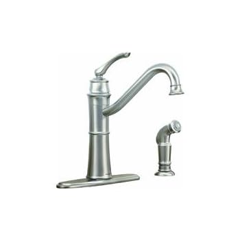 Moen S711 Waterhill One-Handle High Arc Kitchen Faucet, Chrome - Touch ...