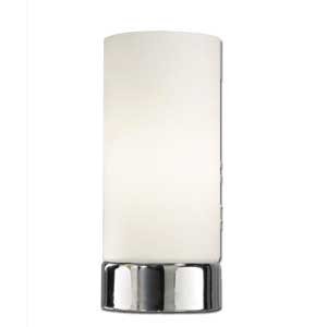 Owen Round Glass Touch Table Lamp with Shade: Amazon.co.uk: Lighting