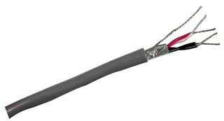 BELDEN 9502 060100 CABLE, SHLD MULTIPR, 2PR, 24AWG, 100FT, 300V, CHR ...